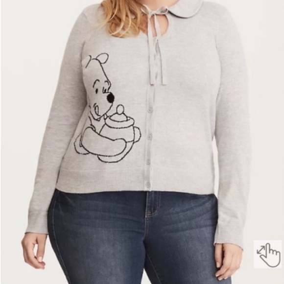 torrid | Sweaters | Torrid Disney Winnie The Pooh Cardigan | Poshmark